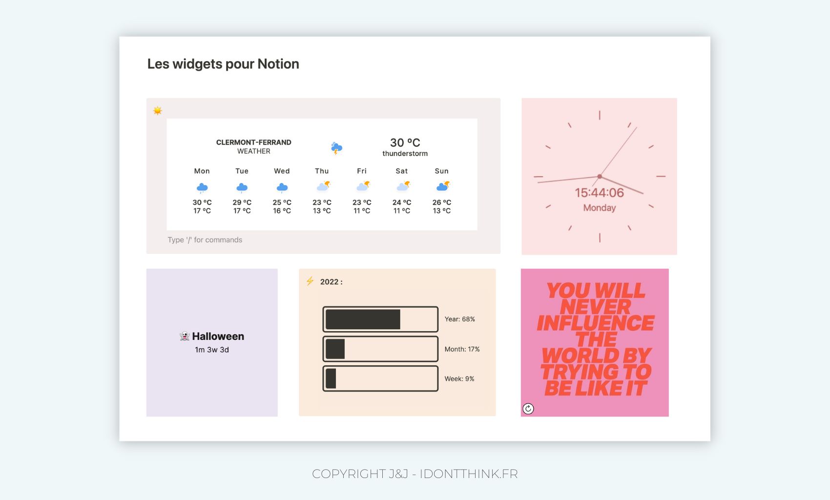 10 manières de rendre un espace Notion plus esthétique